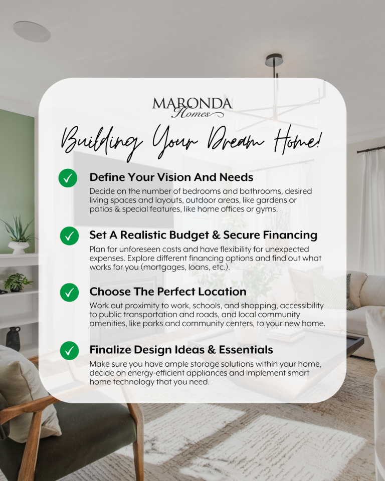 Tips for Building Your Dream Home | Maronda Homes